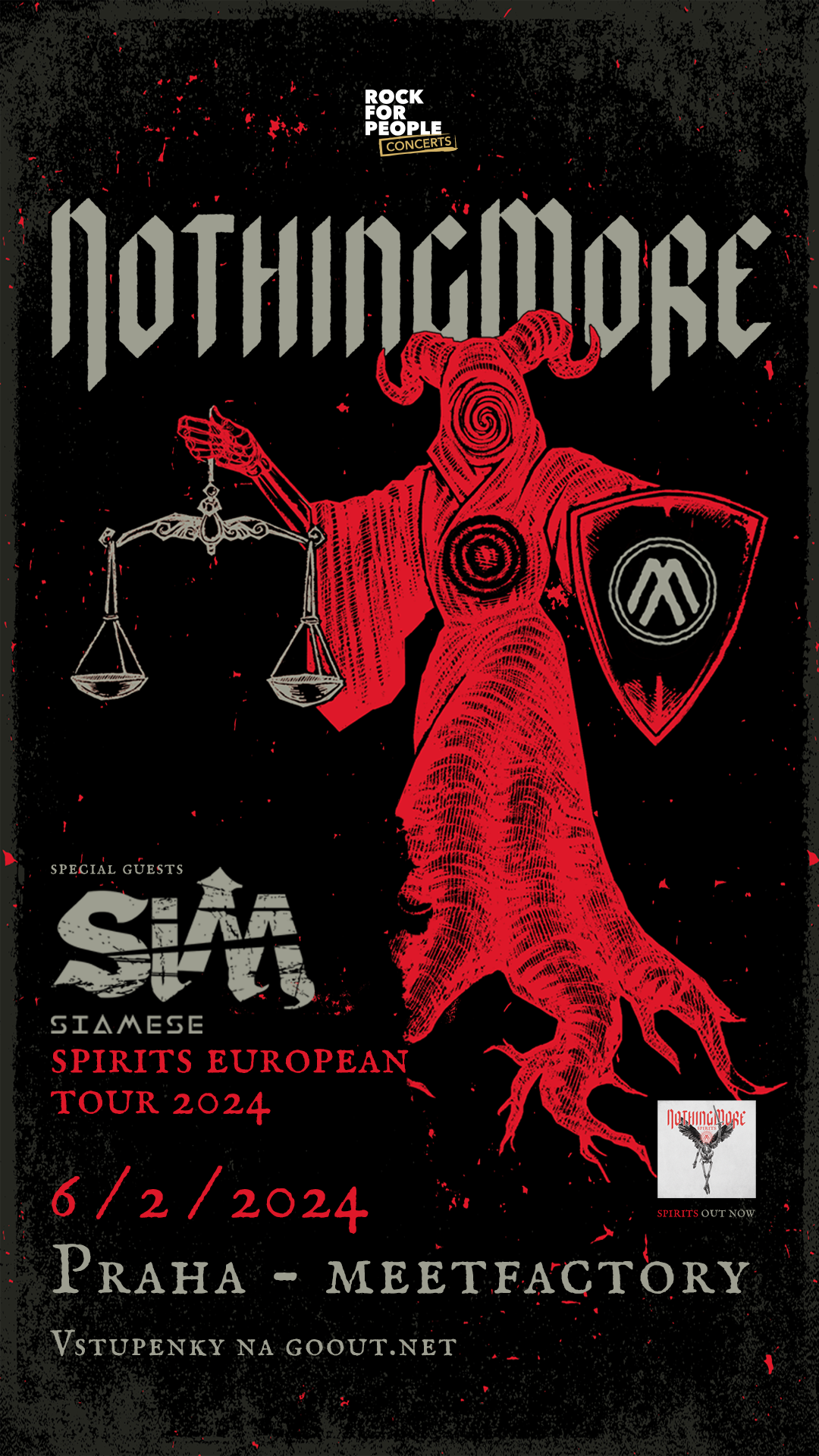 Rock for People: Nothing More | 6. 2. 2024 | MeetFactory - Hudba - Rock ...